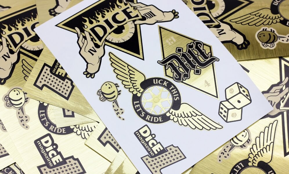 Metallic Stickers Insipration Gallery | Diginate